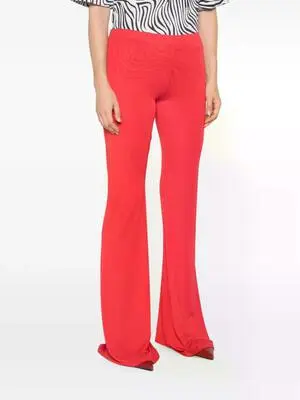 ALESSANDRO LEGORA Elasticated-waist Flared Trousers
