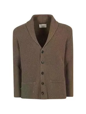 BALLANTYNE Single-breasted Cardigan - Brown