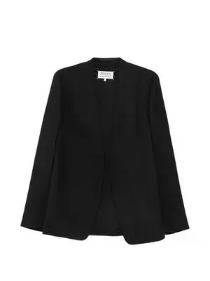 MAISON MARGIELA Collarless Jacket - Black