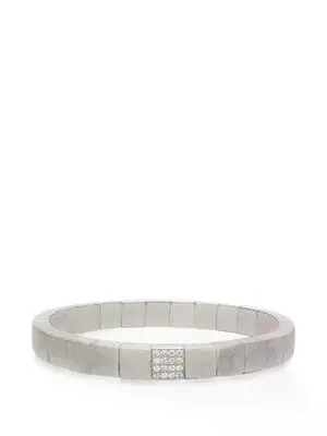 Roberto Demeglio Scacco Diamond Stretch Bracelet - Silver