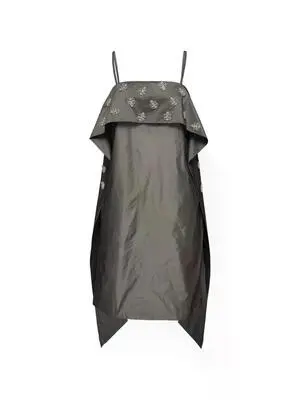 CLUB21 Embellished Taffeta Dress - Grey