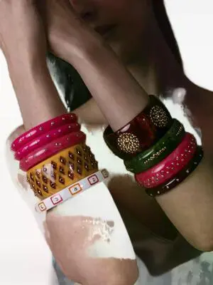 Mark Davis Multi-stone Bracelet - Red