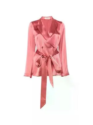 JOSEPH Archer Button-up Blazer - Pink
