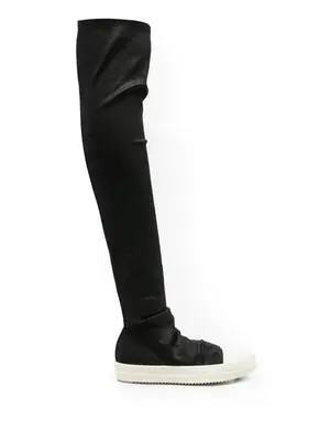 Rick Owens Toe-cap High-top Sneakers - Black