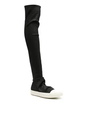 Rick Owens Toe-cap High-top Sneakers - Black