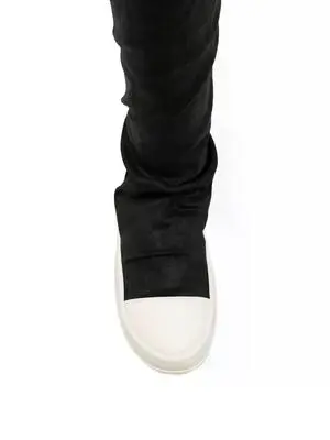Rick Owens Toe-cap High-top Sneakers - Black
