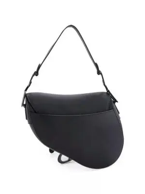 Dior Ultra Matte Saddle Handbag Leather Medium Shoulder Bag