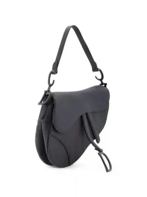 Dior Ultra Matte Saddle Handbag Leather Medium Shoulder Bag