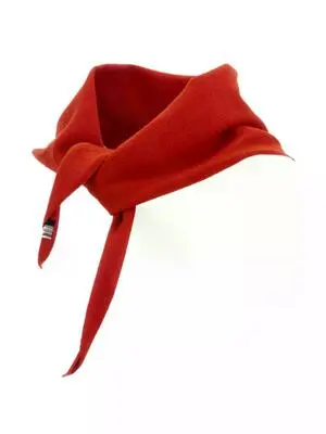 Extreme Cashmere Triangle Bandana-style Scarf - Red