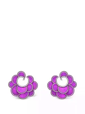 SABOO FINE JEWELS Elemento Diamond Scallop Earrings