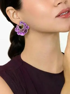 SABOO FINE JEWELS Elemento Diamond Scallop Earrings