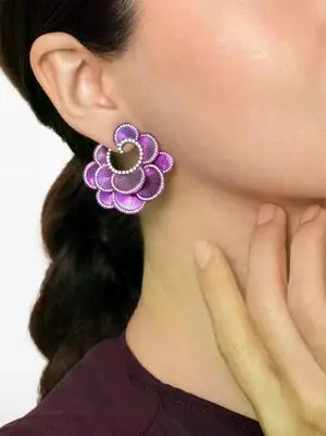 SABOO FINE JEWELS Diamond Scallop Earrings