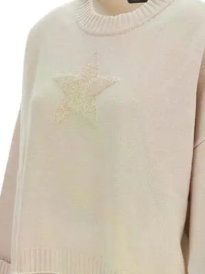 Lorena Antoniazzi Star-intarsia Crew-neck Sweater