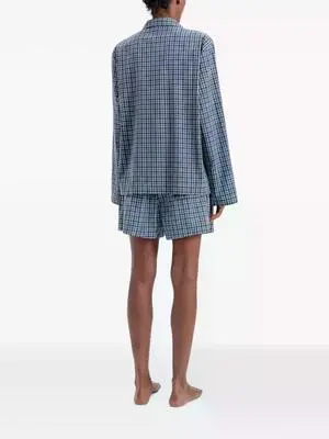 TEKLA Check-print Organic-cotton Pajamas