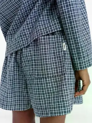 TEKLA Check-print Organic-cotton Pajamas