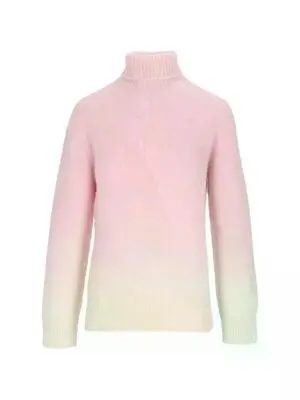 KANGRA Gradient Roll-neck Sweater - Pink