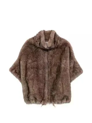 VALENTINI 1972 Long-sleeve Short-sleeve Jacket - Brown