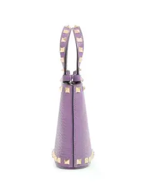 Valentino Garavani Rockstud Leather Tote Bag