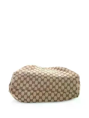Gucci Sukey Gg Canvas Leather Medium Tote Bag
