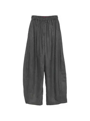 THELATEST Elasticated Wide-leg Trousers - Grey