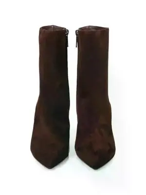 SERGIO LEVANTESI Pointed-toe Suede Ankle Boots