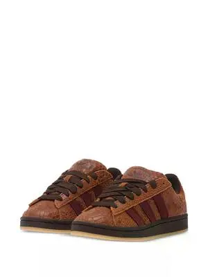 Adidas Campus Snake-effect Leather Sneakers