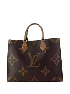 LOUIS VUITTON Onthego Reverse Monogram Giant Mm Tote Bag - Brown