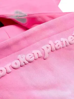 BROKEN PLANET Logo-print Zip-up Hoodie