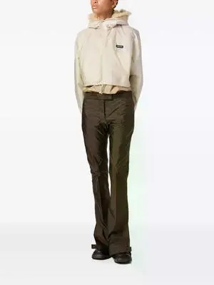 Miu Miu Technical Fabric And Shearling Windbreaker