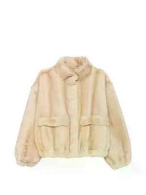 Apparis Iris Faux Fur Jacket - Neutrals