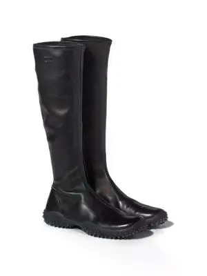 Miu Miu Stretch Nappa Leather Boots - Black