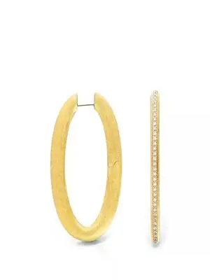 NANIS Big Libera Diamond Hoop Earrings