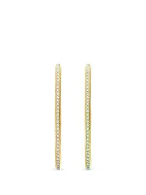 NANIS Big Libera Diamond Hoop Earrings - Gold