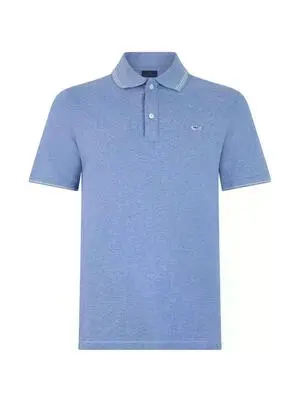 Paul & Shark Short-sleeve Cotton Polo Shirt - Blue
