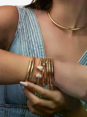 Marina B Trisolina Diamond Bangle