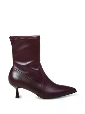 SERGIO LEVANTESI Pointed-toe Ankle Boots - Red