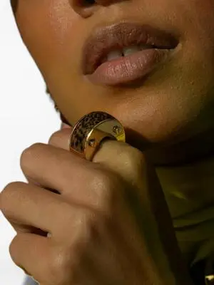 ALETTO BROTHERS Salvaggio Leopard Palm Wood Ring