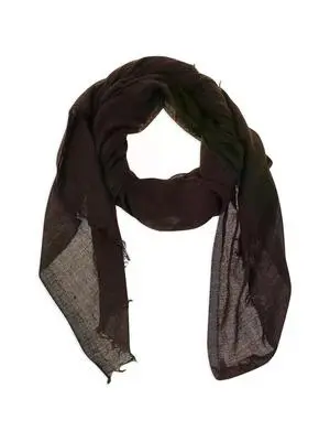 Destin Emily Frayed Square Scarf - Brown