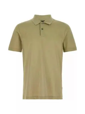 BOSS Cotton-blend Polo Shirt With Bubble-structured Jacquard