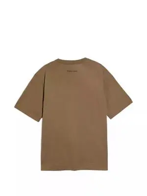 Simone Rocha Ruffle Rosette-detail T-shirt - Brown