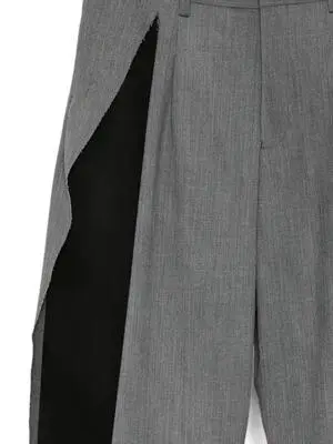 Undercover Paneled Raw Edge Trousers