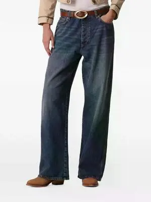 FORTELA Jaronlow Stone-wash Wide-leg Jeans