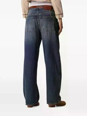 FORTELA Jaronlow Stone-wash Wide-leg Jeans