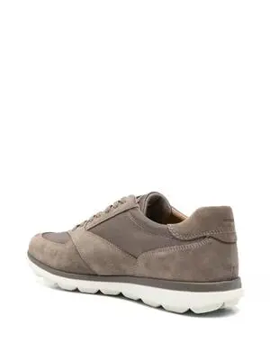 Geox Spherica Ec12 Panelled Suede Sneakers