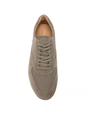 Geox Spherica Ec12 Panelled Suede Sneakers