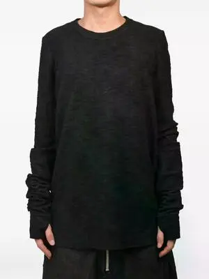 FILTH Ribbed-knit Thumb-slot Long-sleeve T-shirt