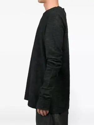 FILTH Ribbed-knit Thumb-slot Long-sleeve T-shirt