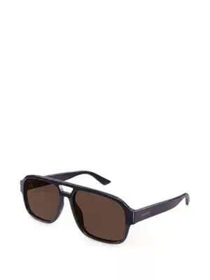Gucci Pilot-frame Sunglasses - Black