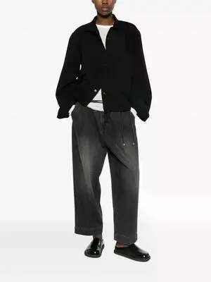 ROSSI Noa Pleated Jeans Washed