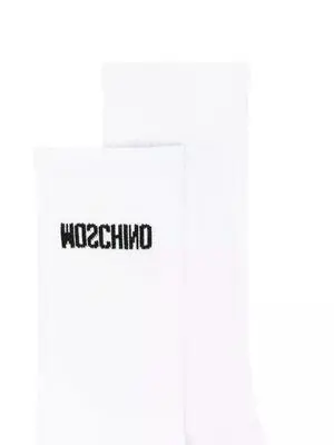 Moschino Intarsia Ribbed Socks